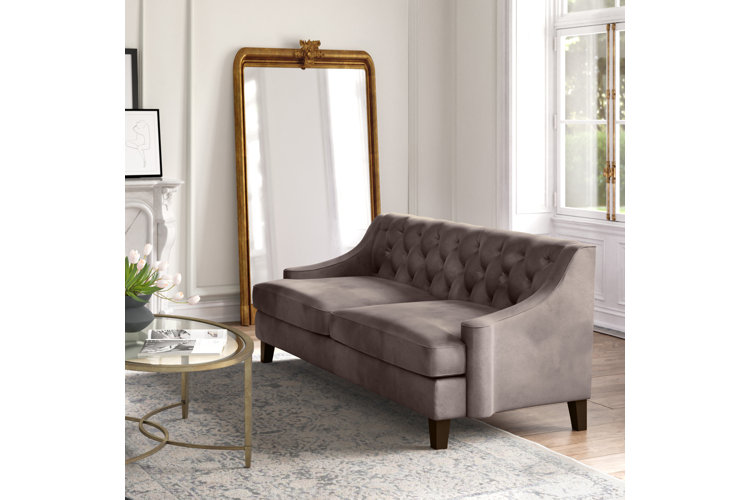 Recessed arm settee store